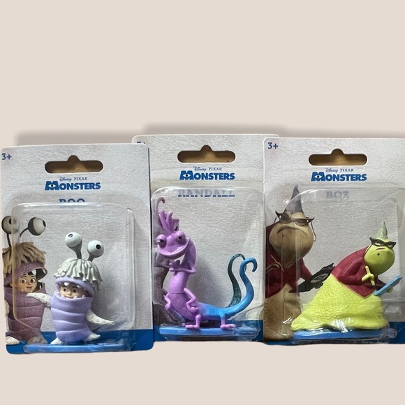 Disney | Toys | 3 Monsters Inc Mini Figures | Poshmark
